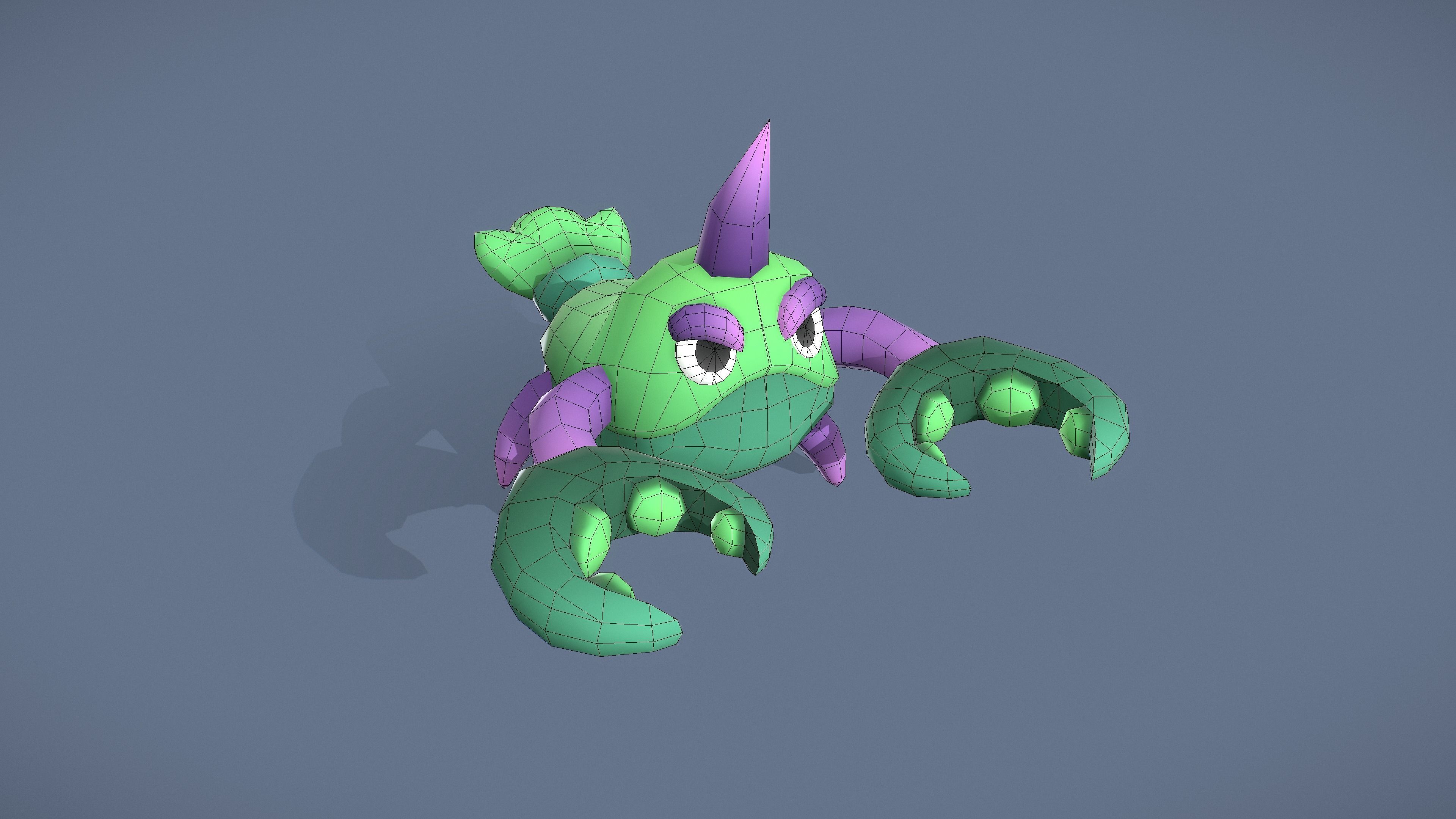3D model Cartoon Characters - Evolution Crab Warriors VR / AR / low ...