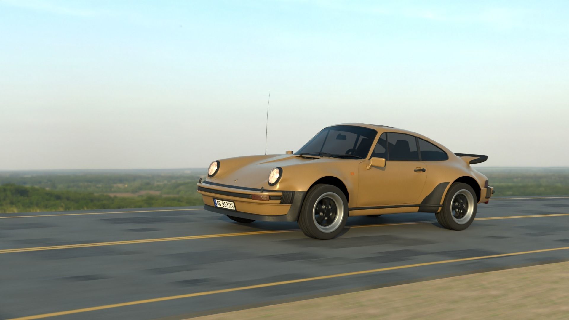 Porsche 911 free 3D model rigged | CGTrader