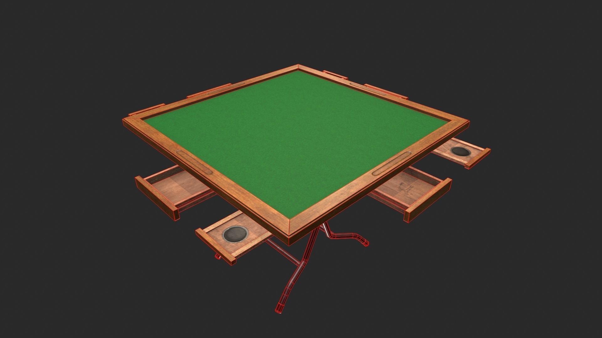 3D model Mahjong Table Game Asset VR / AR / low-poly | CGTrader