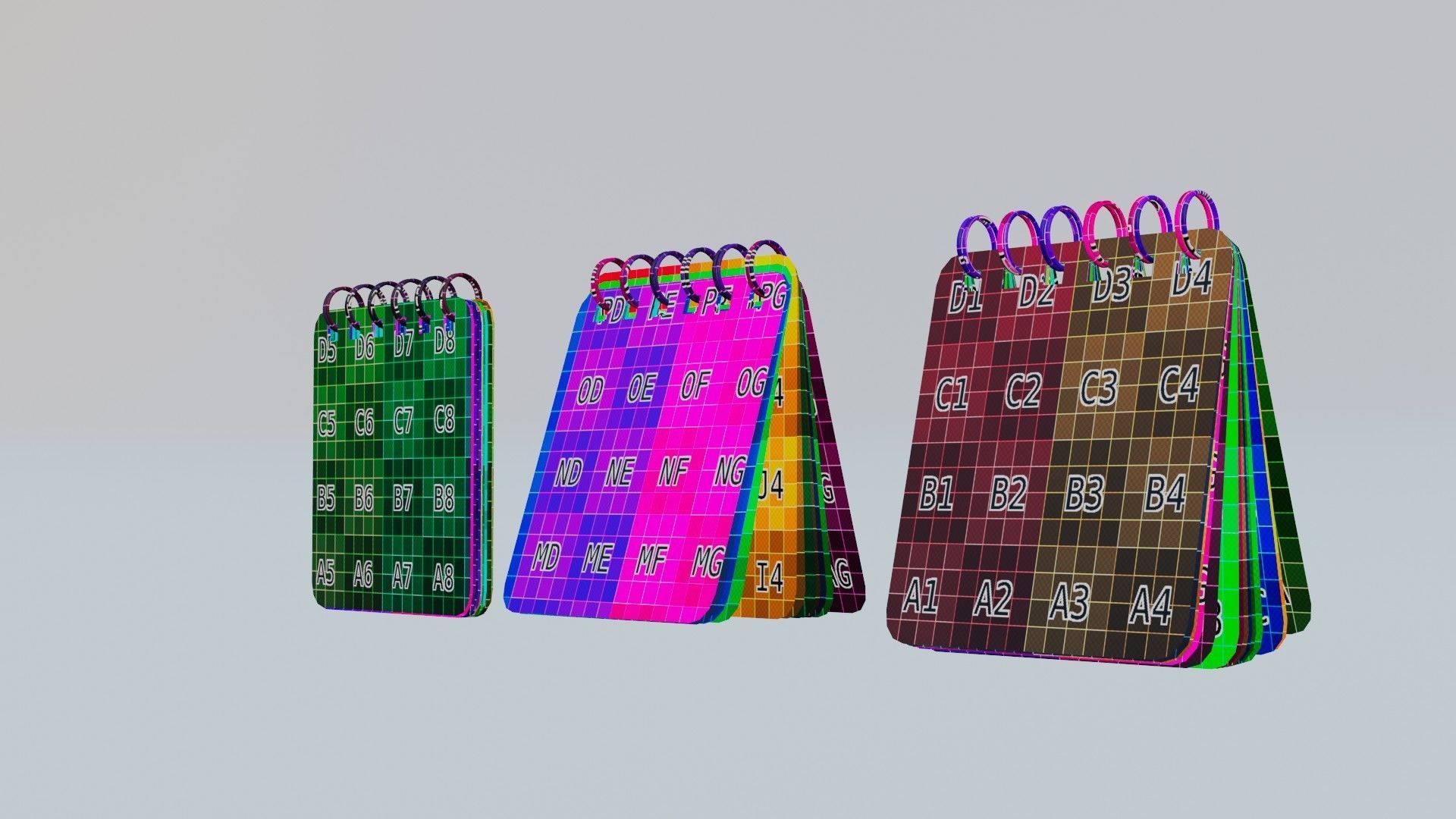 NotePad Memo Pad 3D illustartion 3D model | CGTrader