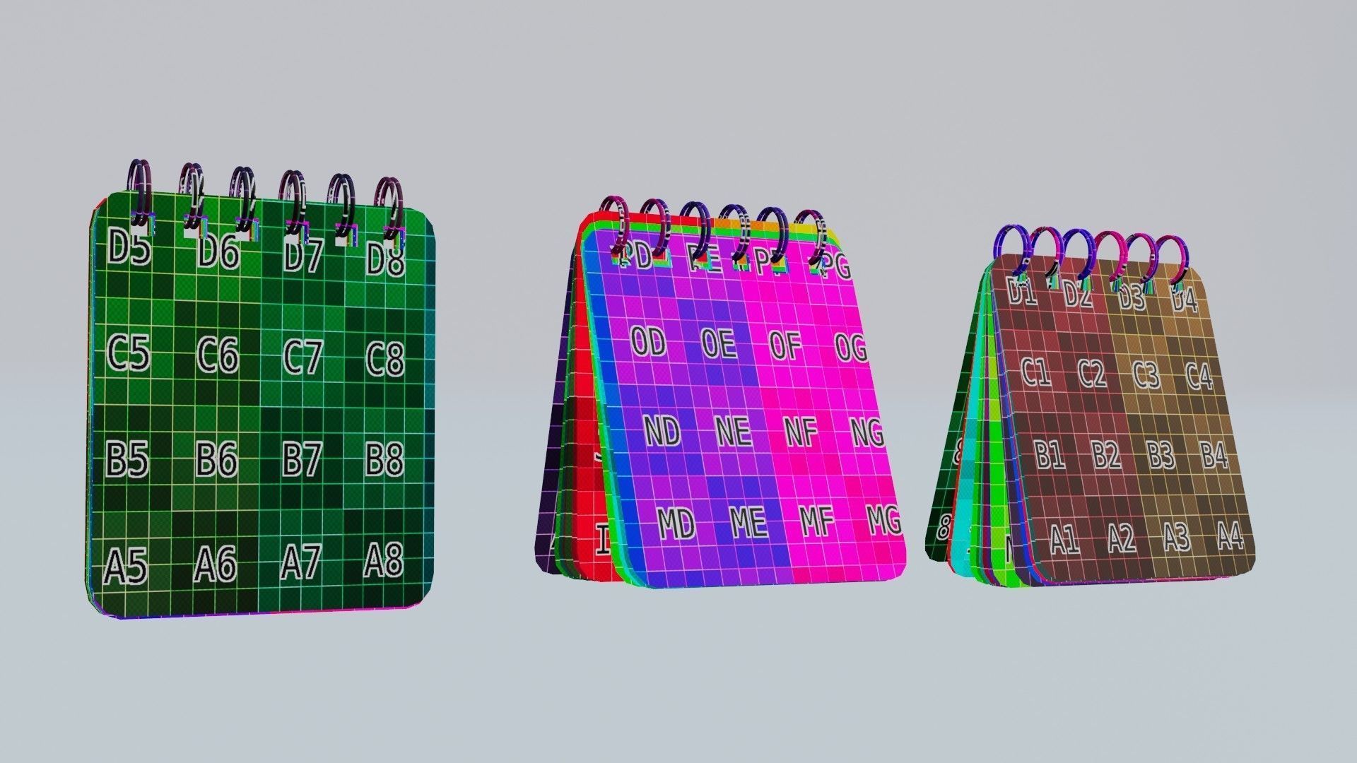 NotePad Memo Pad 3D illustartion 3D model | CGTrader