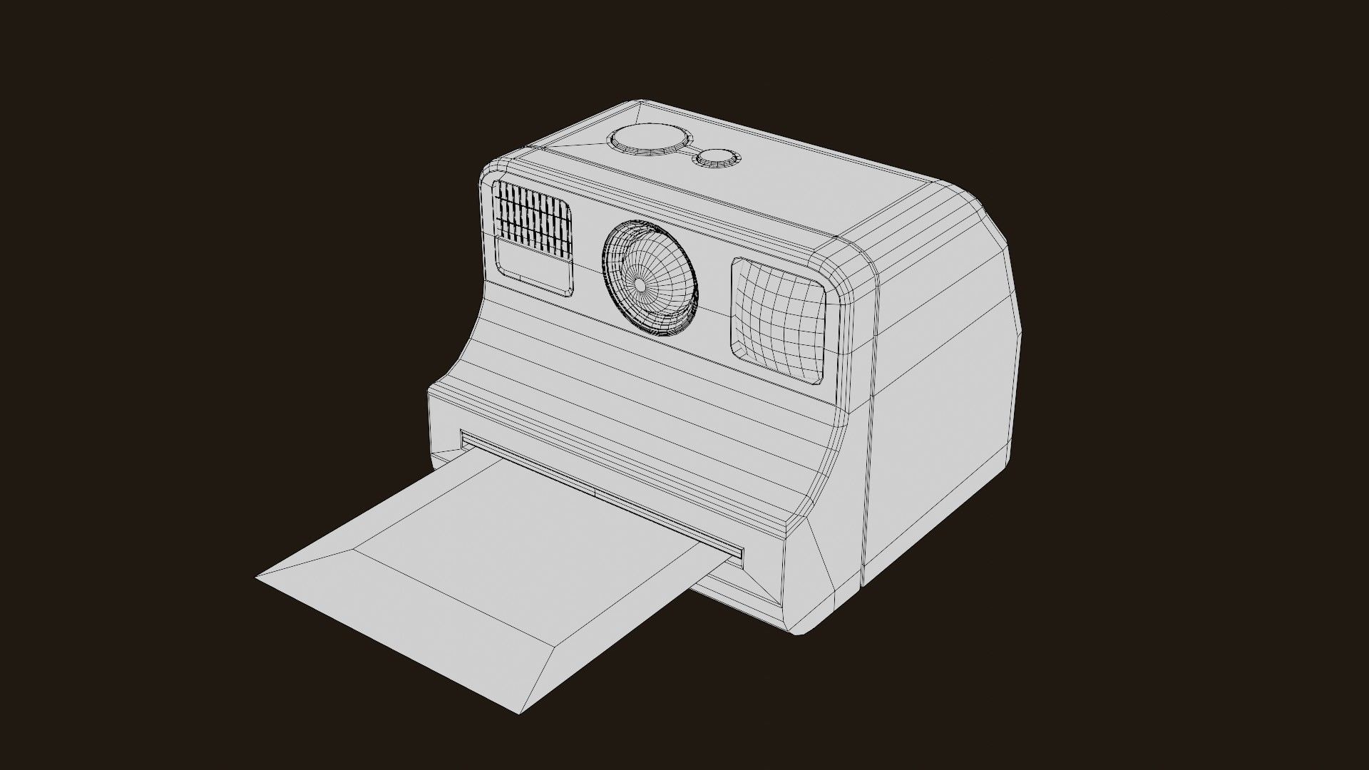 Polaroid 3D illustration 3D model | CGTrader