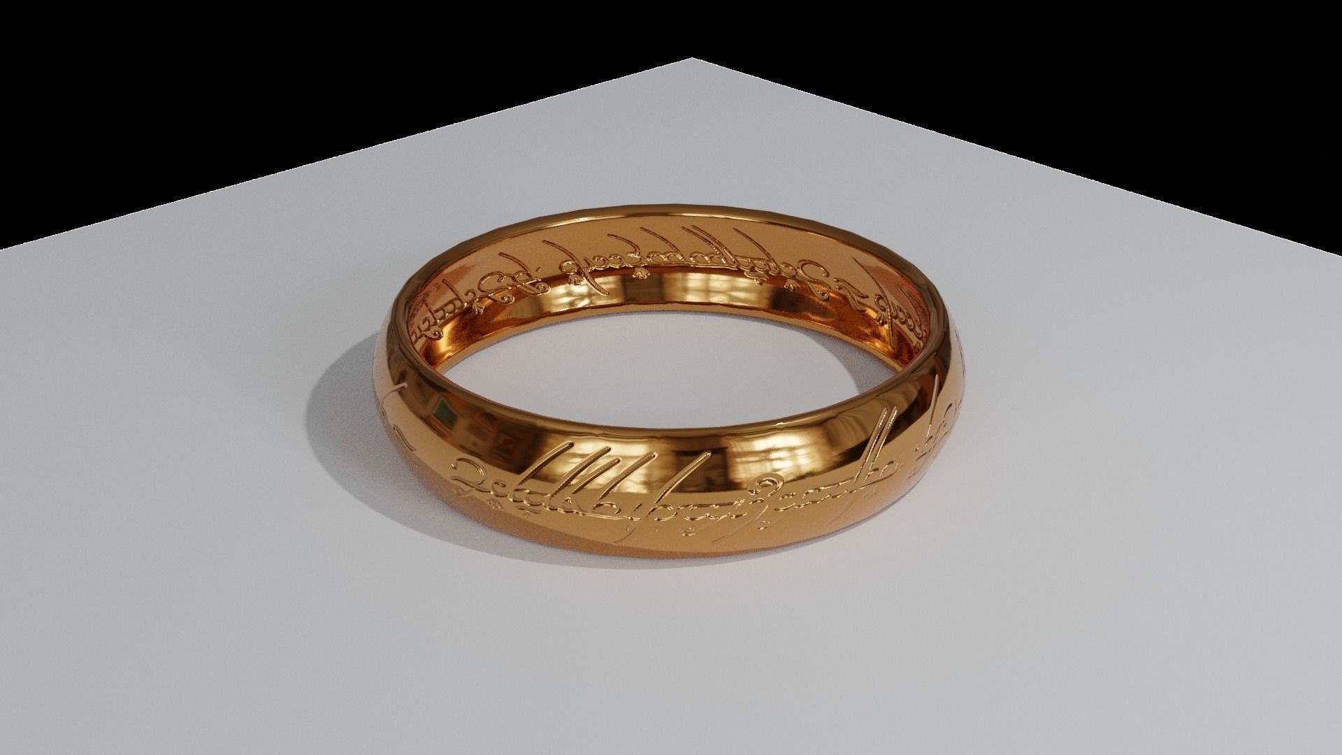 Golden Ring free 3D model | CGTrader