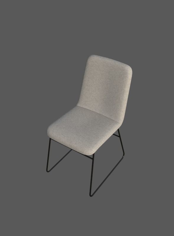 3D model Low-poly Dining chair VR / AR / low-poly | CGTrader