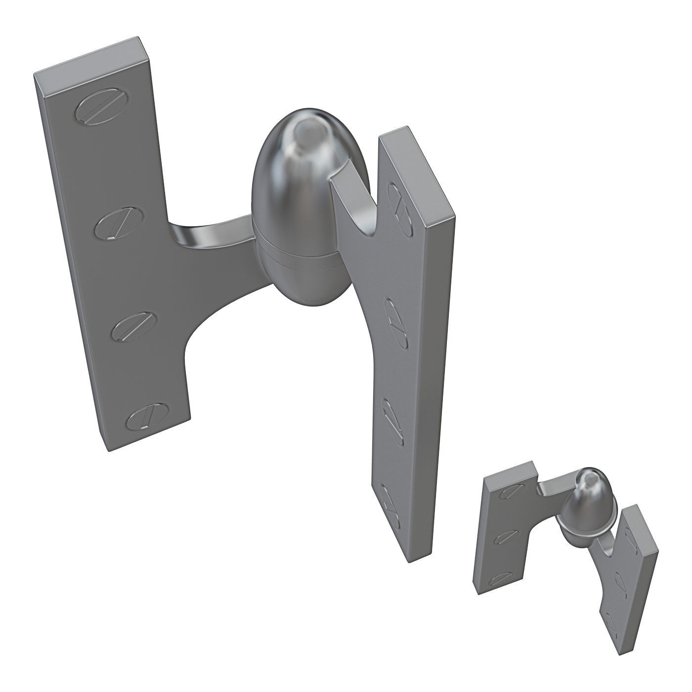 3D model Nanz door hinges VR / AR / low-poly | CGTrader