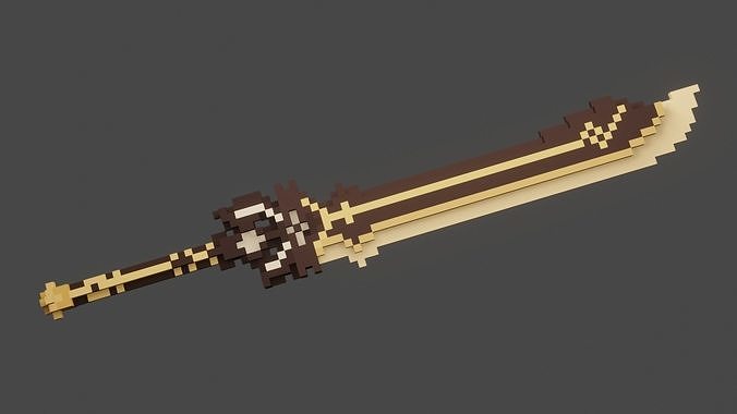 3D model Genshin Sword VR / AR / low-poly | CGTrader