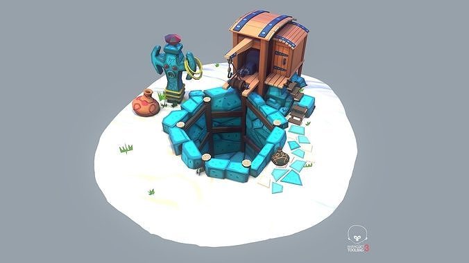 magic mine free VR / AR / low-poly 3D model | CGTrader