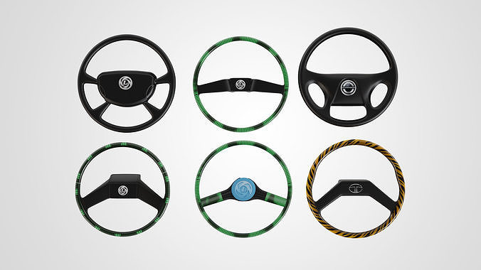 3D model 6 Indian bus steering in 3d VR / AR / low-poly | CGTrader