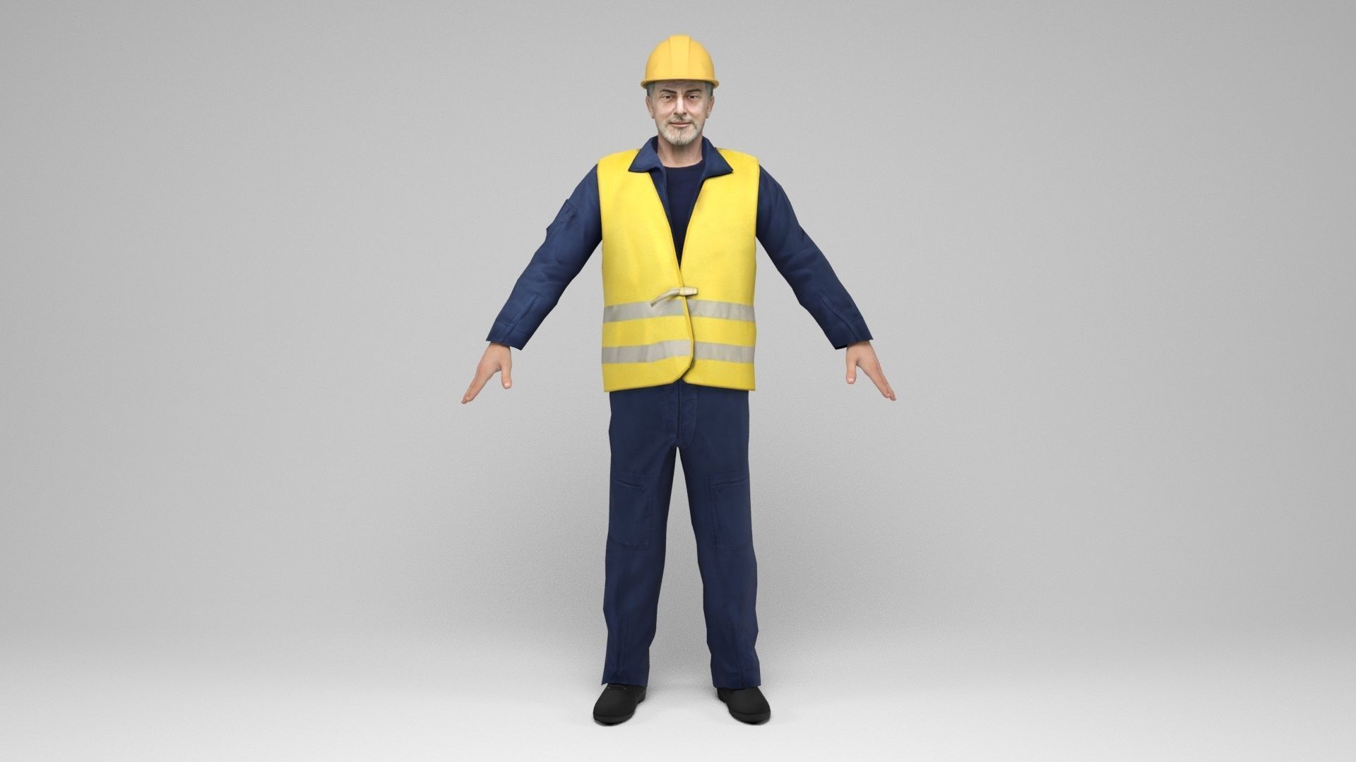 3D model Worker VR / AR / low-poly | CGTrader