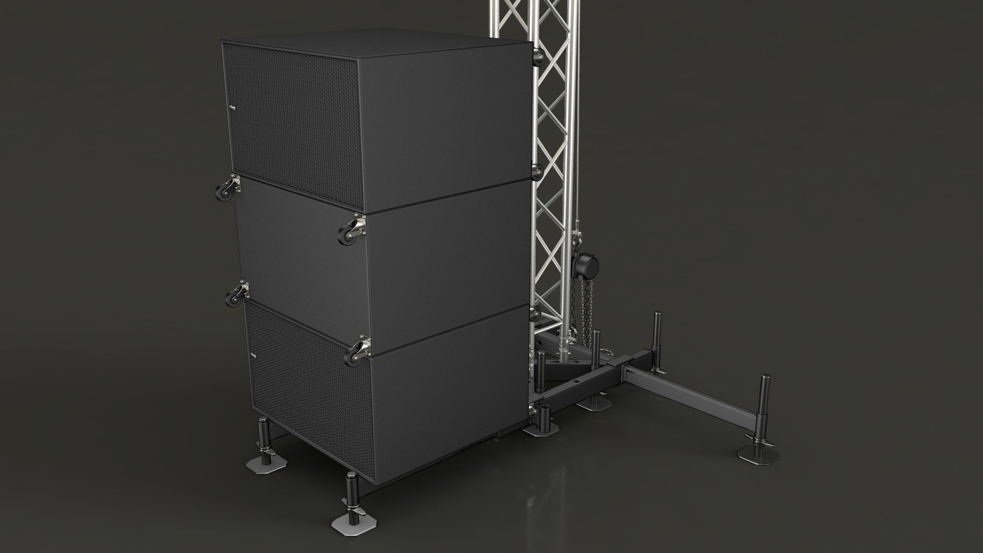 Sound towers 3D model | CGTrader