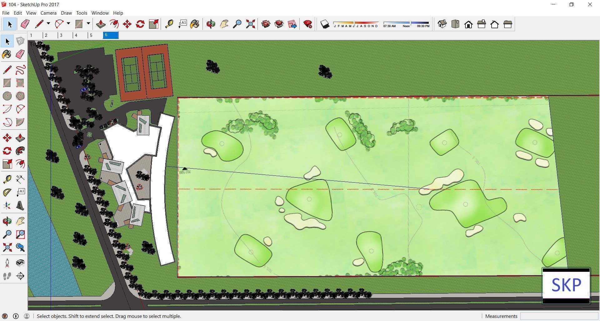 Sketchup Sport - Golf 104 3D model | CGTrader