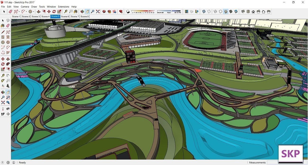 Sketchup Sport - Park 111 3D model | CGTrader