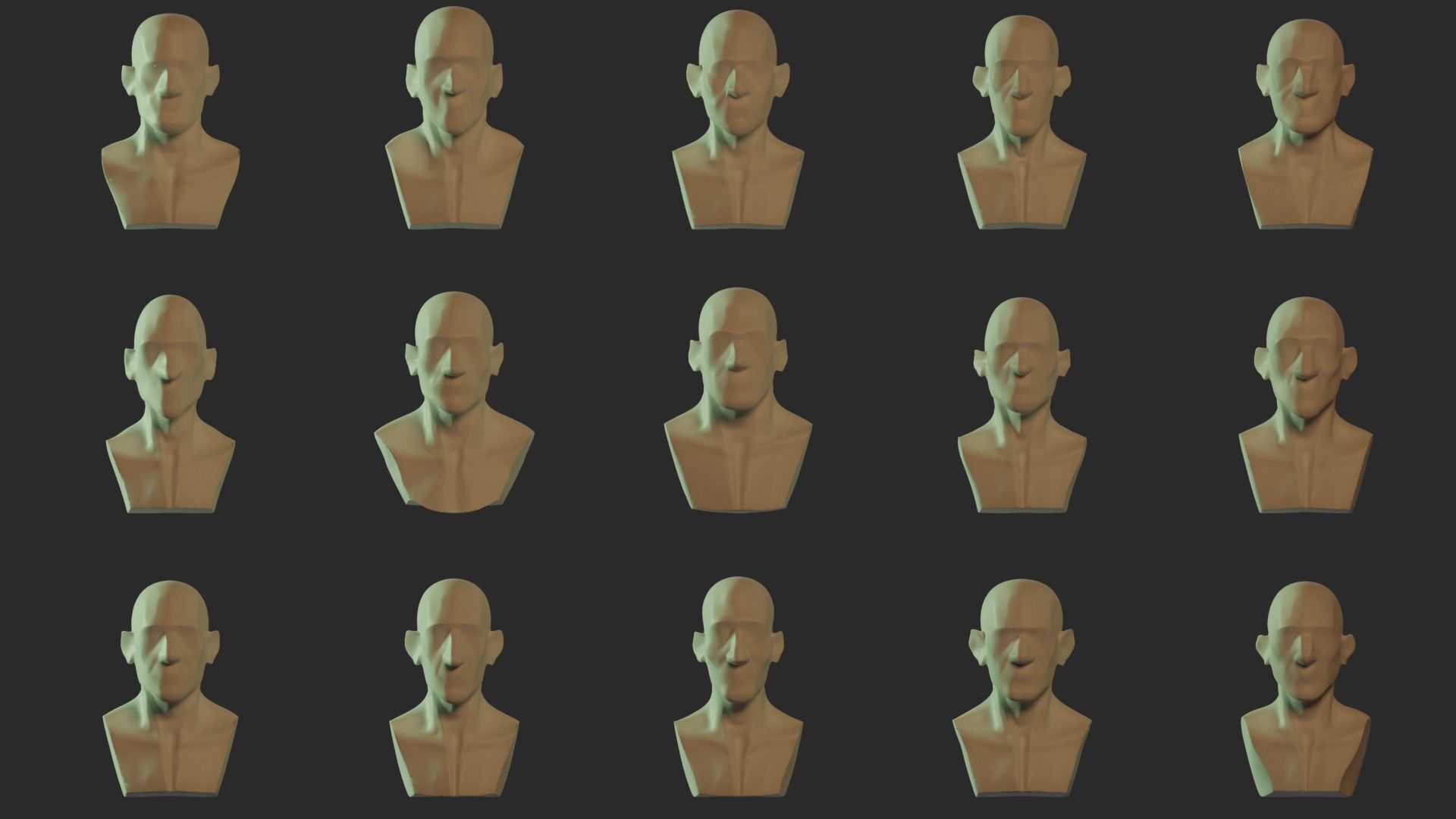 Stylized Head Ecorche 3D model | CGTrader