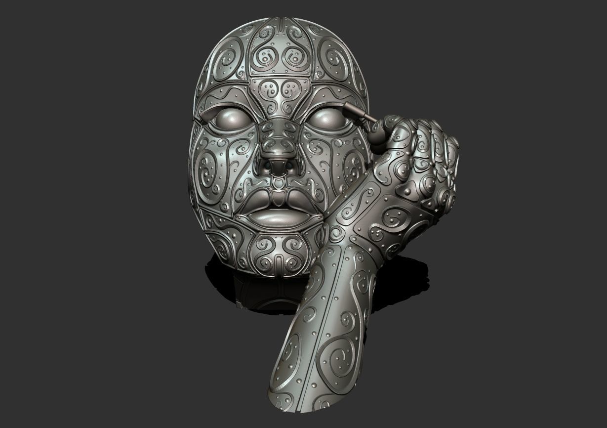 Maskara sculpture 3D model 3D printable | CGTrader