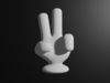 3D four fingers cartoon hand Blender Rigged free 3D model rigged | CGTrader