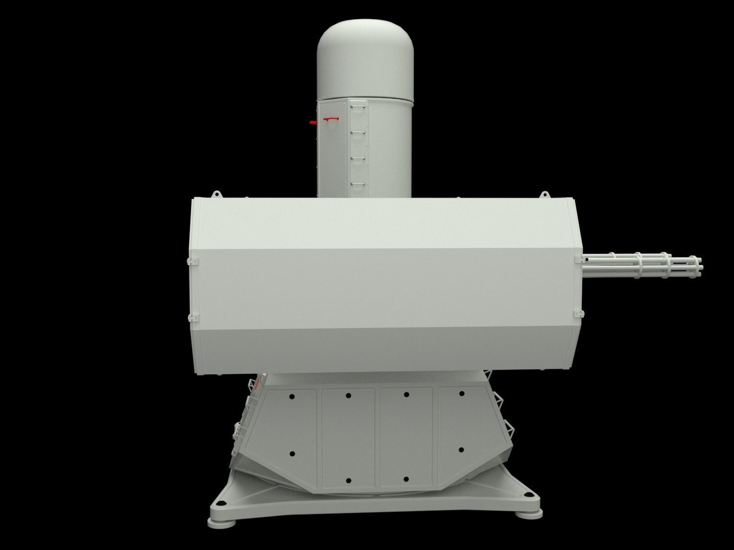 CIWS Close-In Weapon System 3D model animated | CGTrader