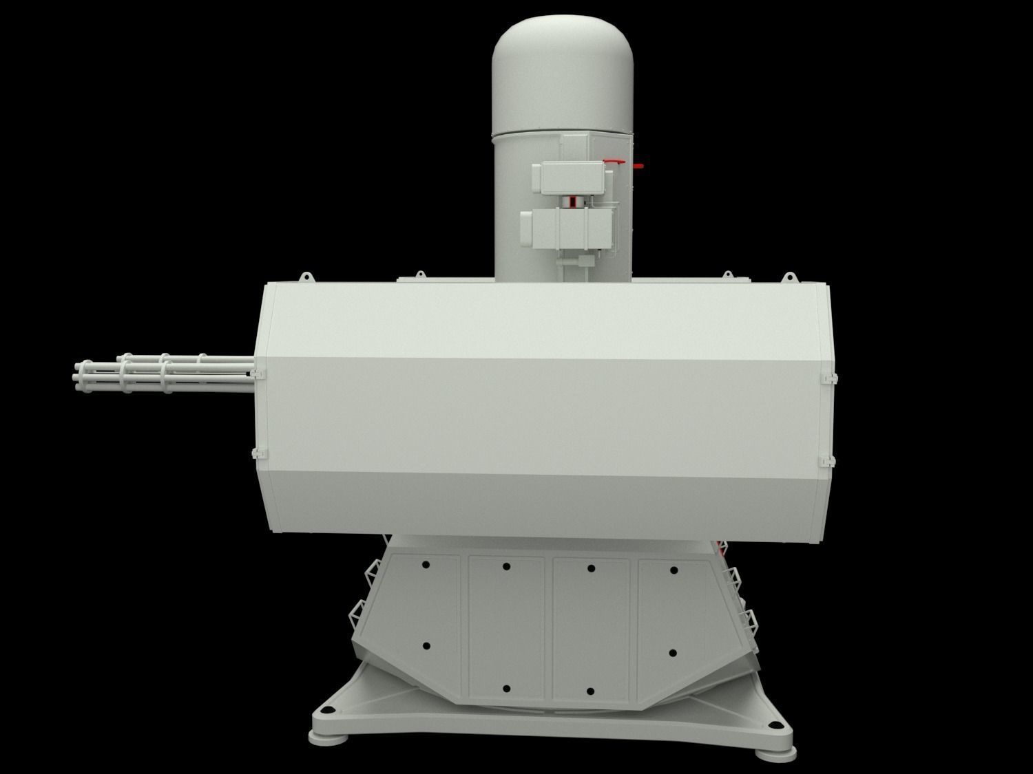 CIWS Close-In Weapon System 3D model animated | CGTrader