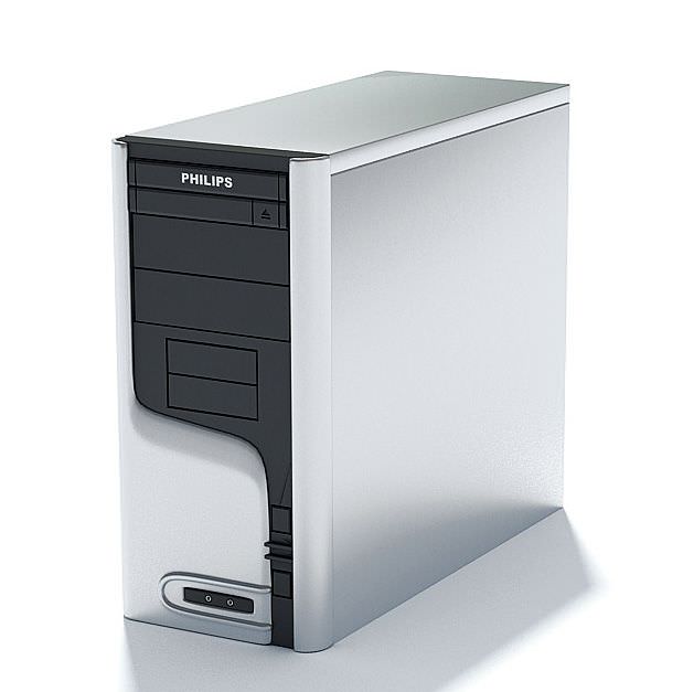 Philips Brand Desktop Computer 3D Model | CGTrader.com