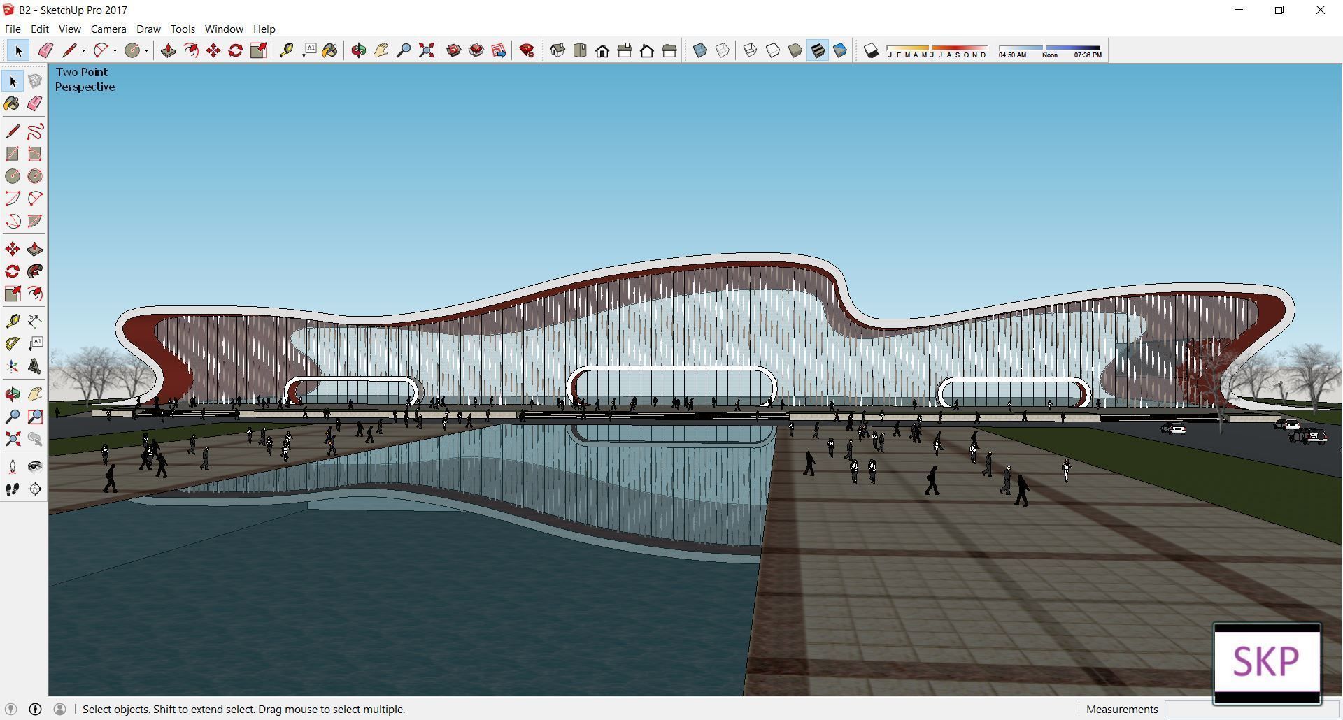 Sketchup Terminal B2 3D model | CGTrader