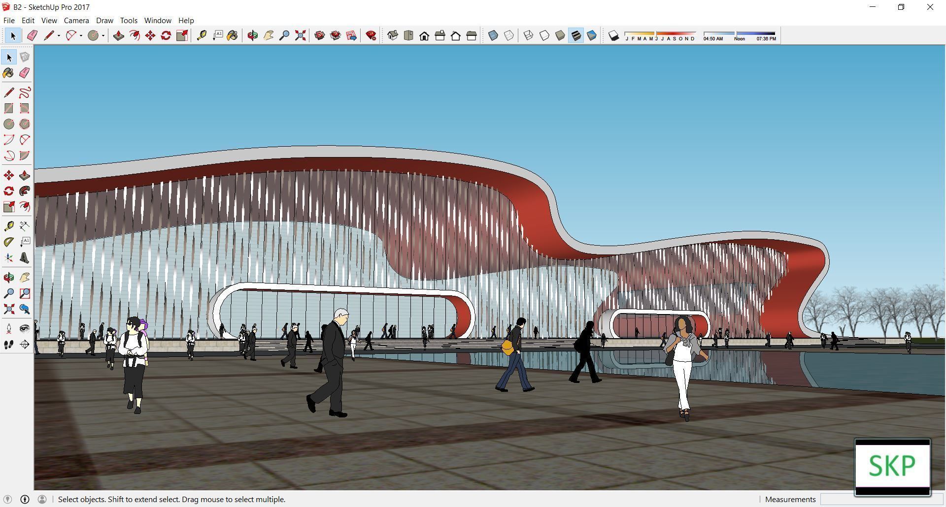 Sketchup Terminal B2 3D model | CGTrader