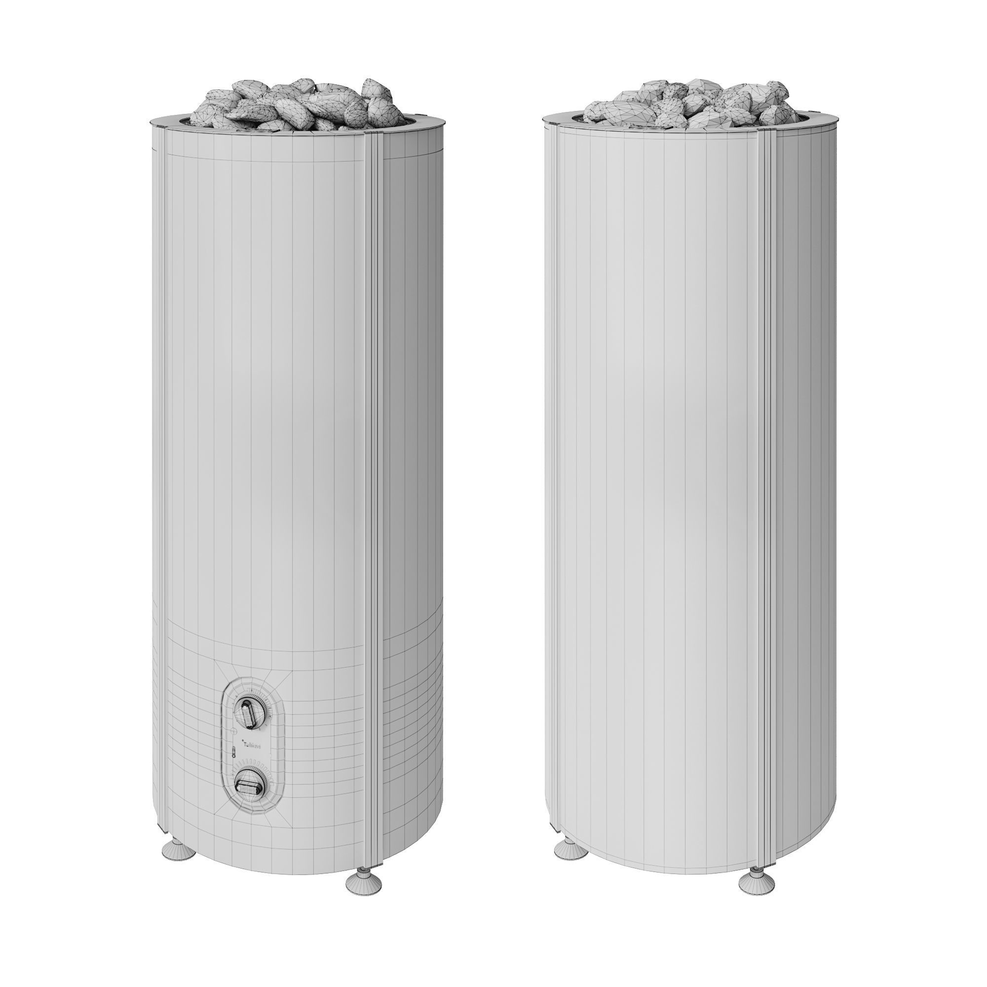 Electric Heaters Set12 Tulikivi Sumu 3D model | CGTrader