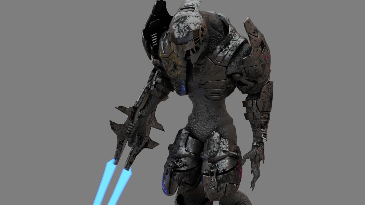 Alien Chief rigged - animated character 3D model animated rigged | CGTrader