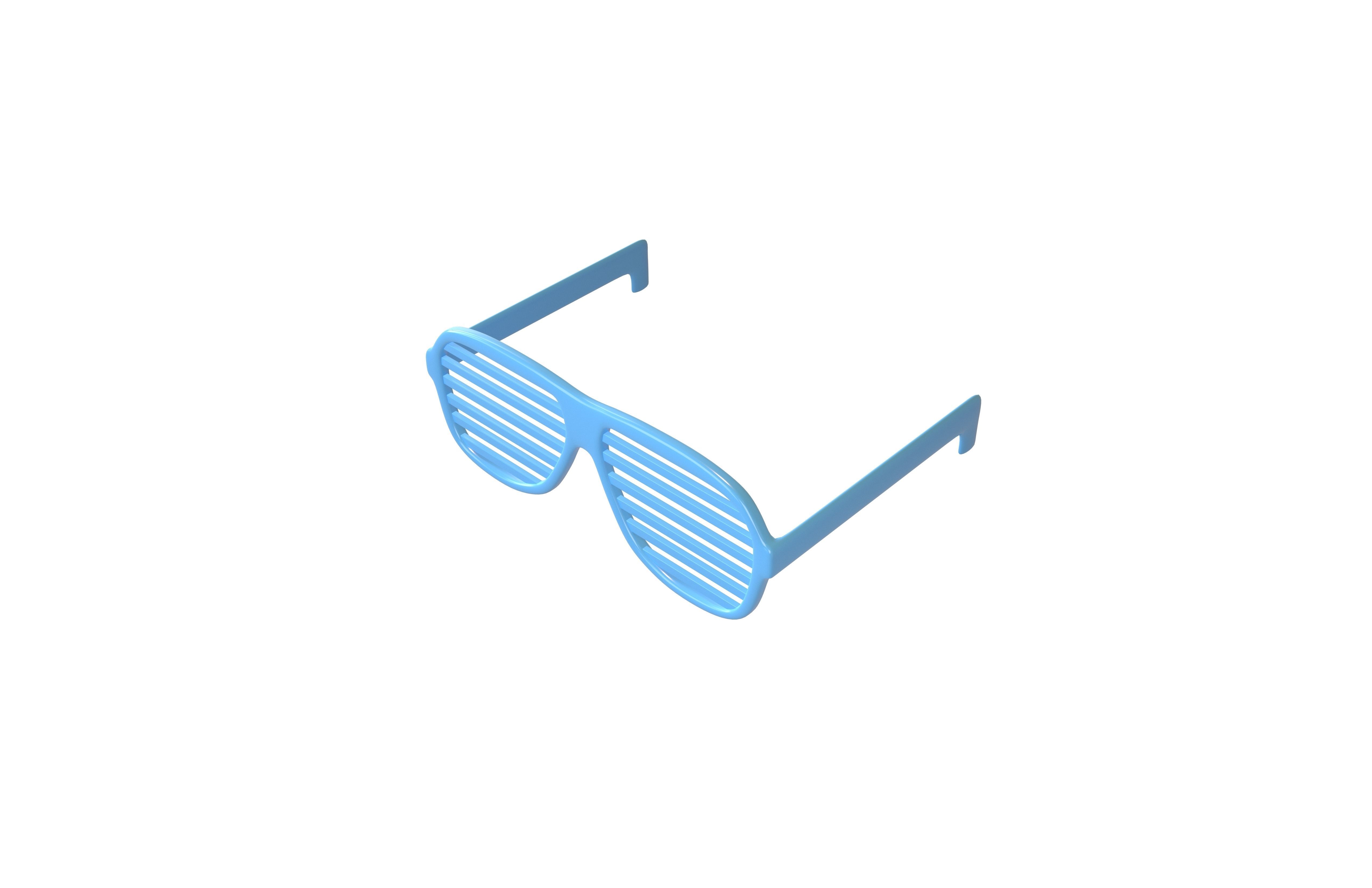 3D model Shutter Shade Sunglasses v1 002 VR / AR / low-poly | CGTrader
