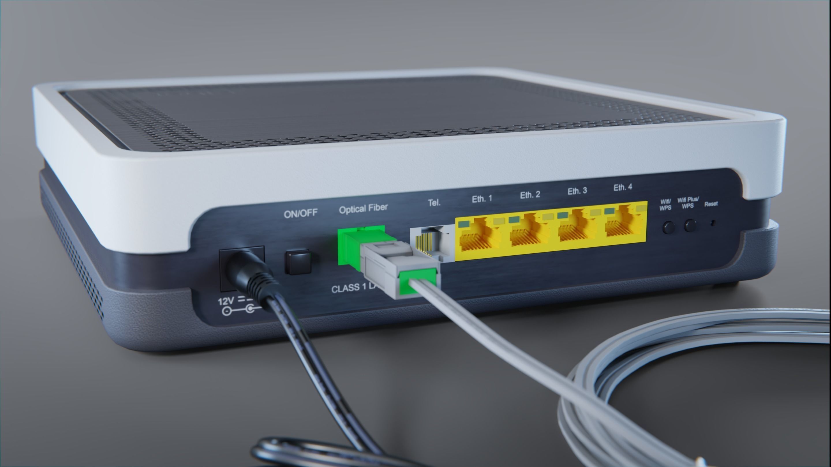 Fiber Optic Modem 3D model | CGTrader