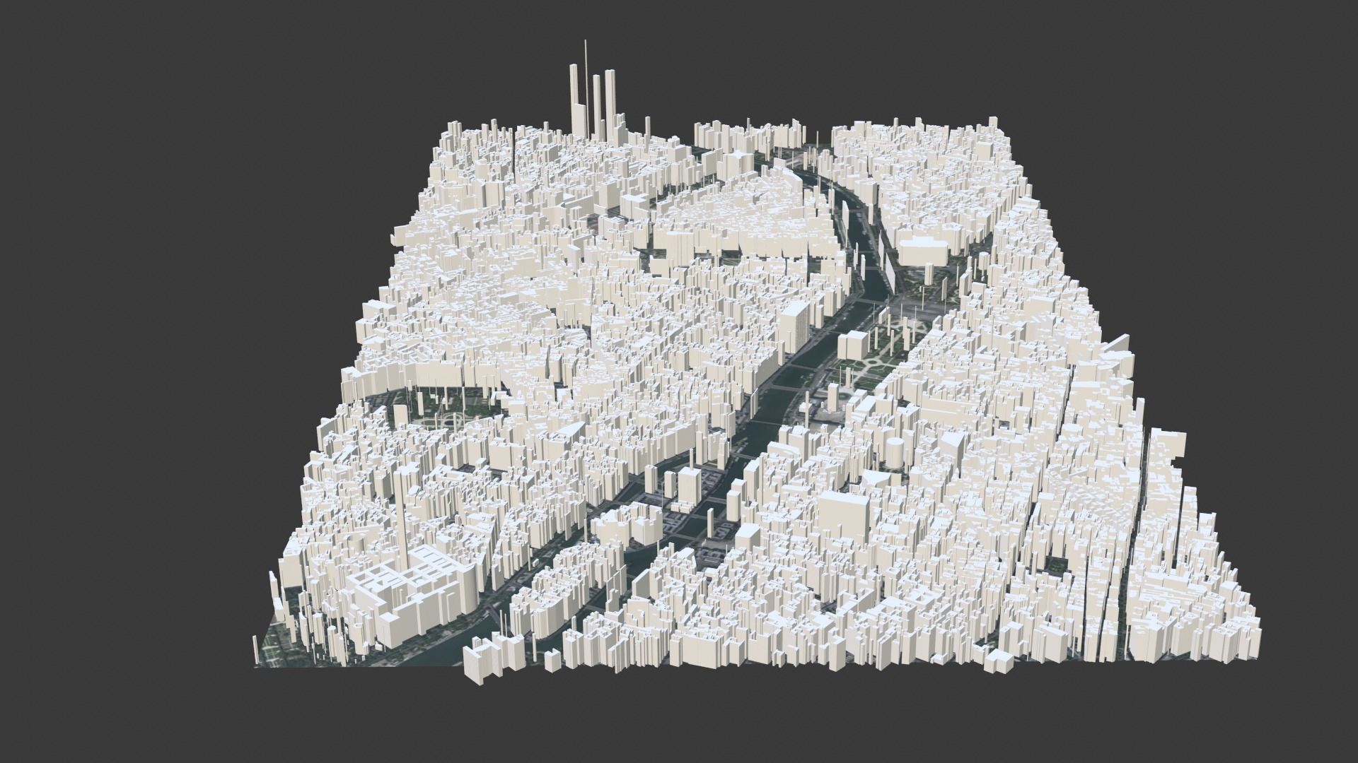 3D model Paris City VR / AR / low-poly | CGTrader