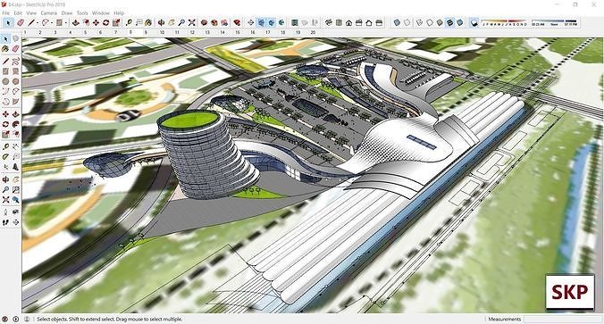 Sketchup Terminal B4 3D model | CGTrader