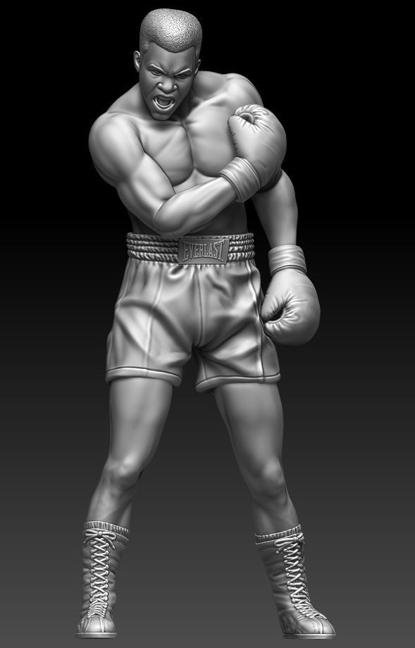 Muhammad Ali 3D model 3D printable | CGTrader