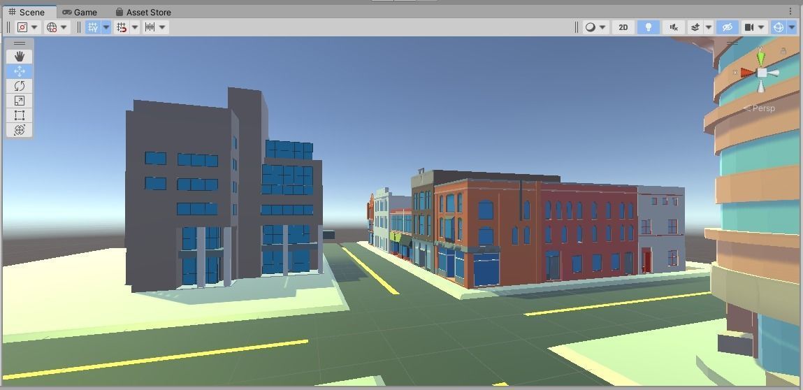 3D model Low Poly Cityscape VR / AR / low-poly | CGTrader