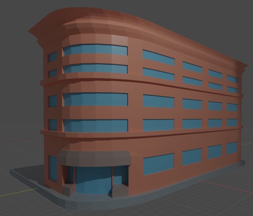3D model Low Poly Cityscape VR / AR / low-poly | CGTrader