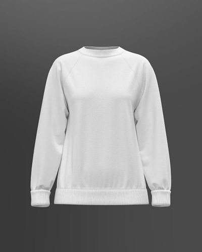 Basic sweatshirt women 3D model | CGTrader