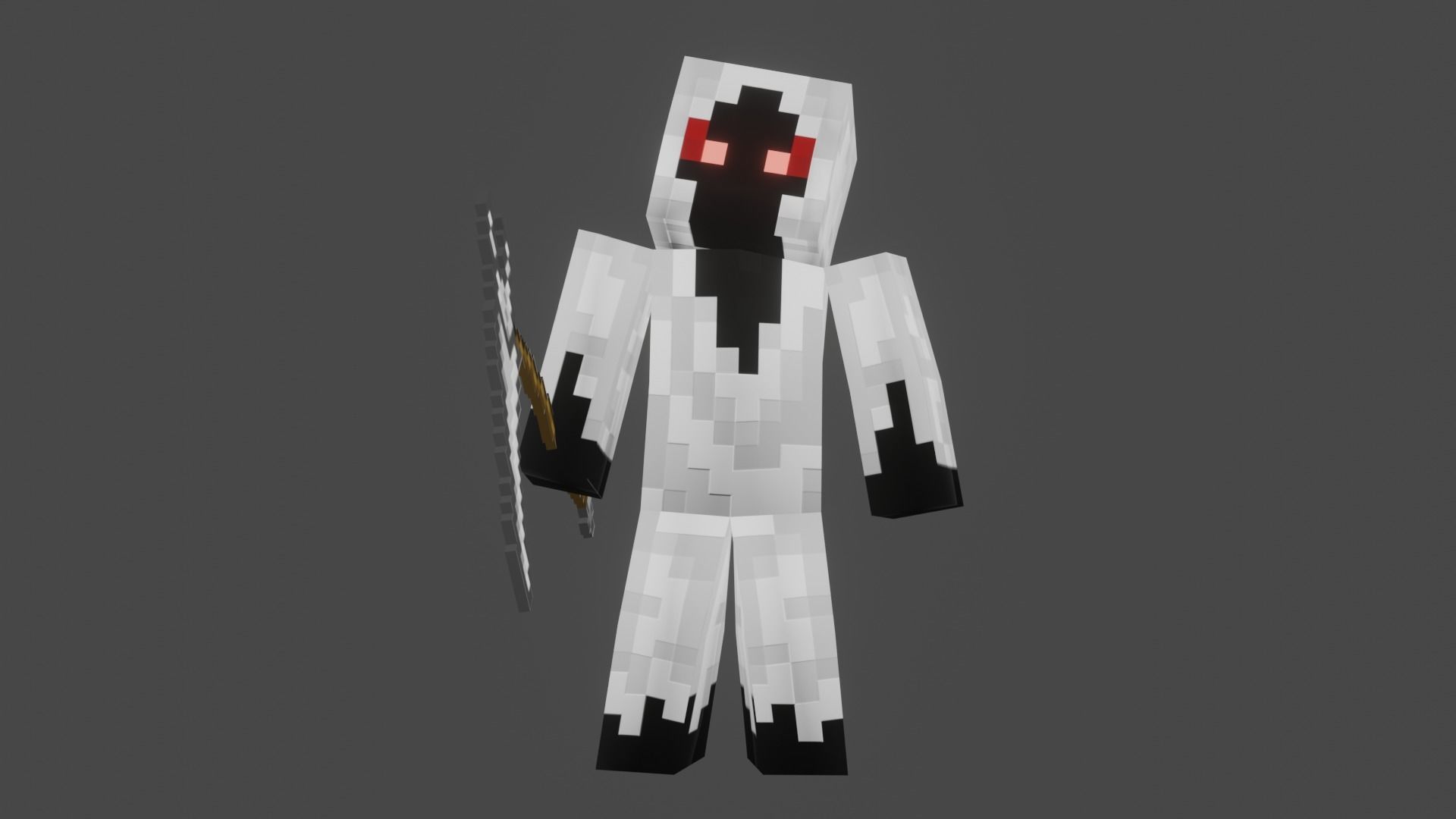 3D model MINECRAFT ENTITY 303 3D MODEL RIGGED ANIMATED VR / AR / low ...