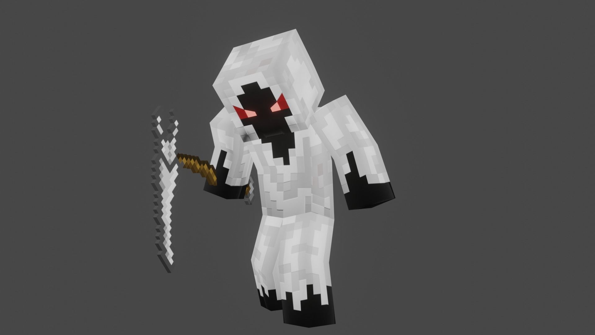 3D model MINECRAFT ENTITY 303 3D MODEL RIGGED ANIMATED VR / AR / low ...