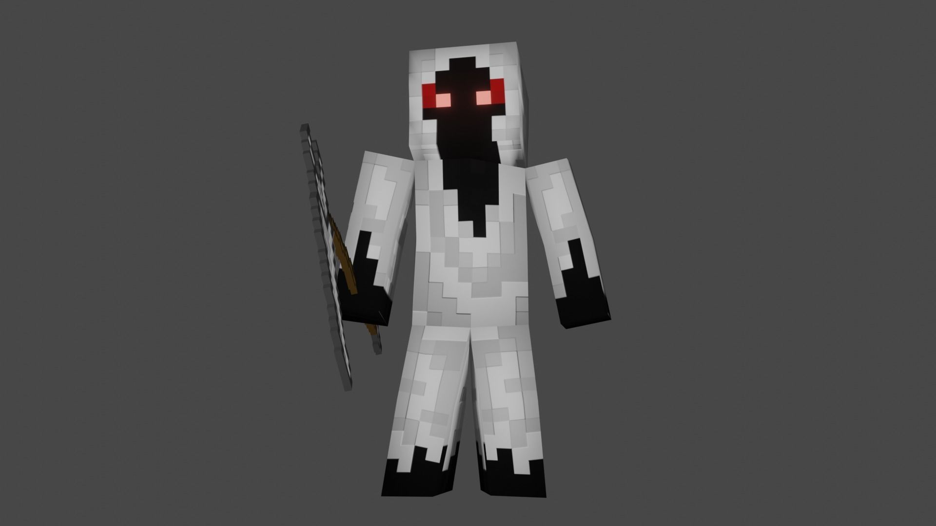 3D model MINECRAFT ENTITY 303 3D MODEL RIGGED ANIMATED VR / AR / low ...