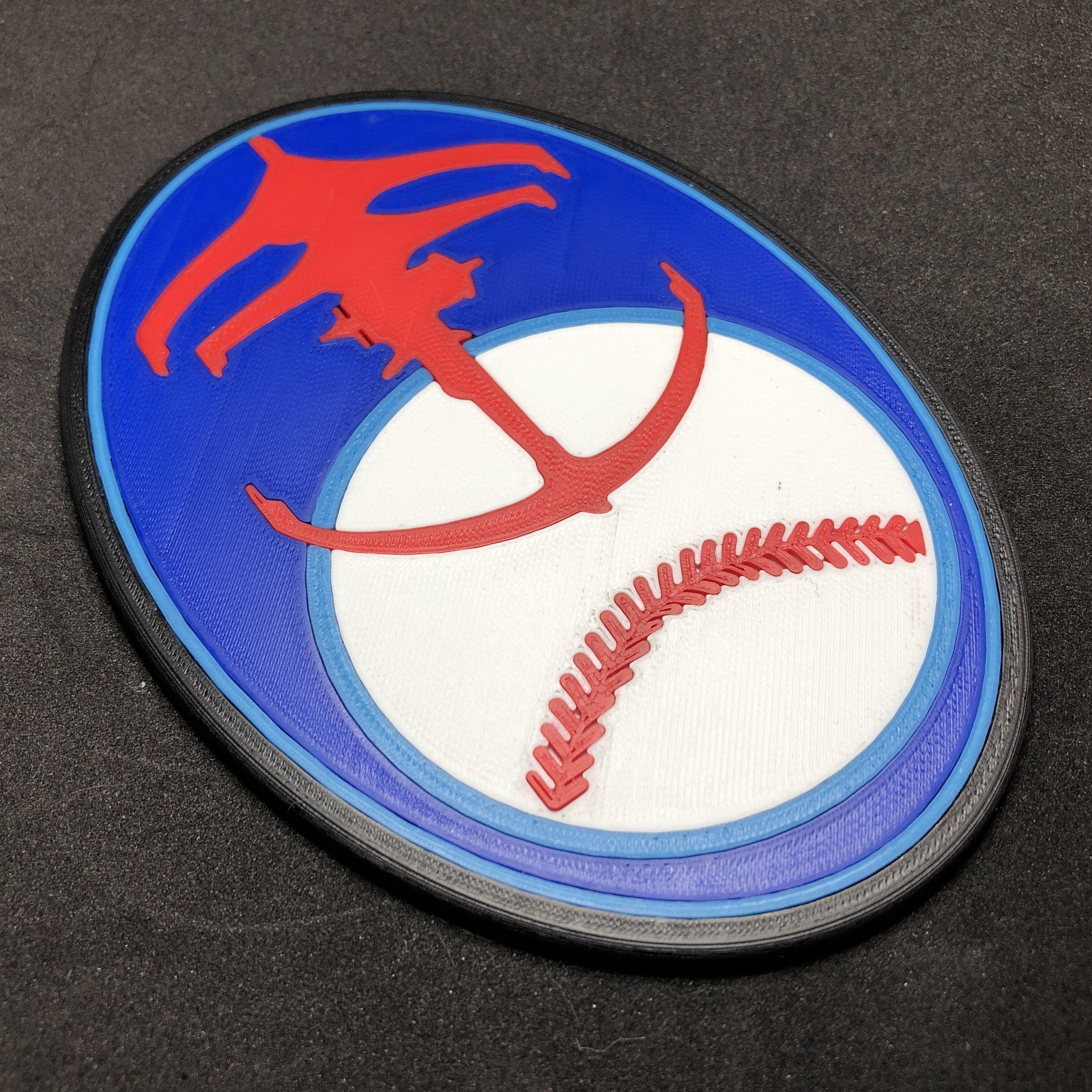 DS9 Niners Baseball Team Logo Coaster 3D model 3D printable | CGTrader
