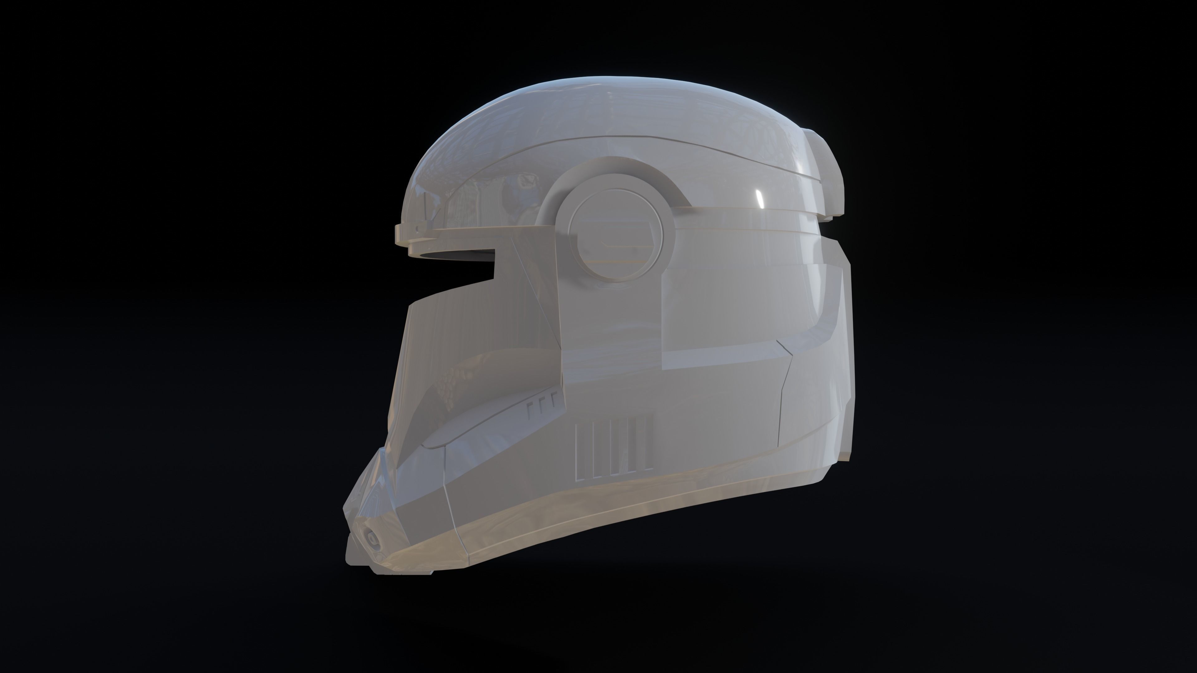 Star Wars Battlefront 2 Clone Commando Helmet 3D Model 3D model 3D ...