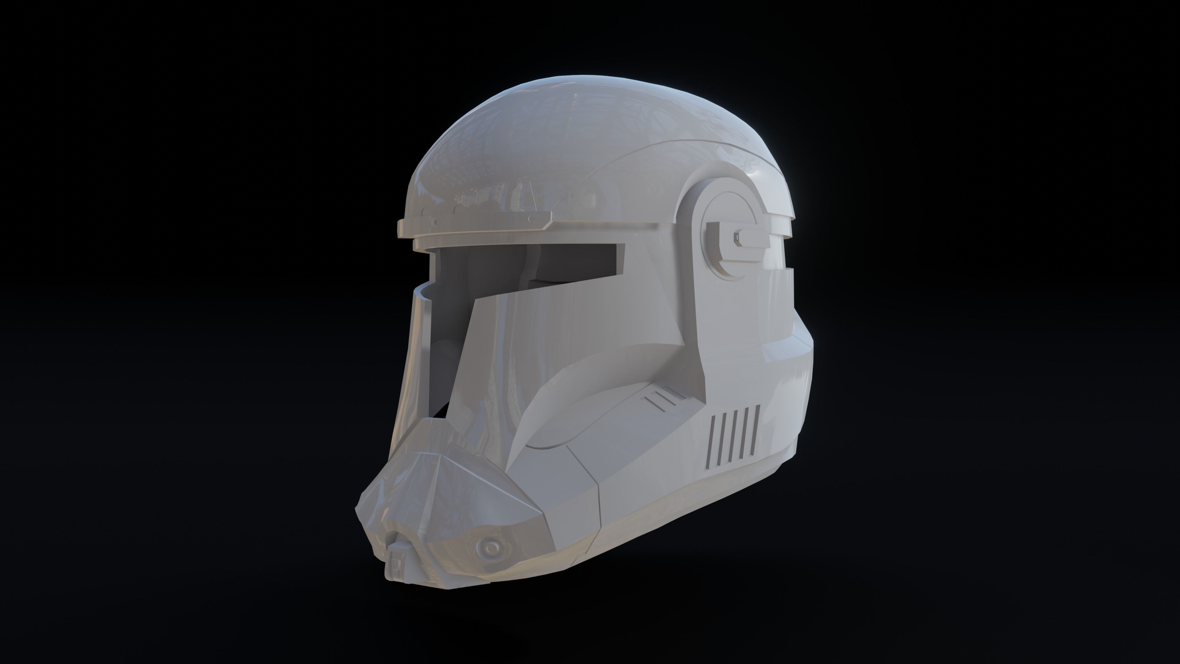 Star Wars Battlefront 2 Clone Commando Helmet 3D Model 3D model 3D ...