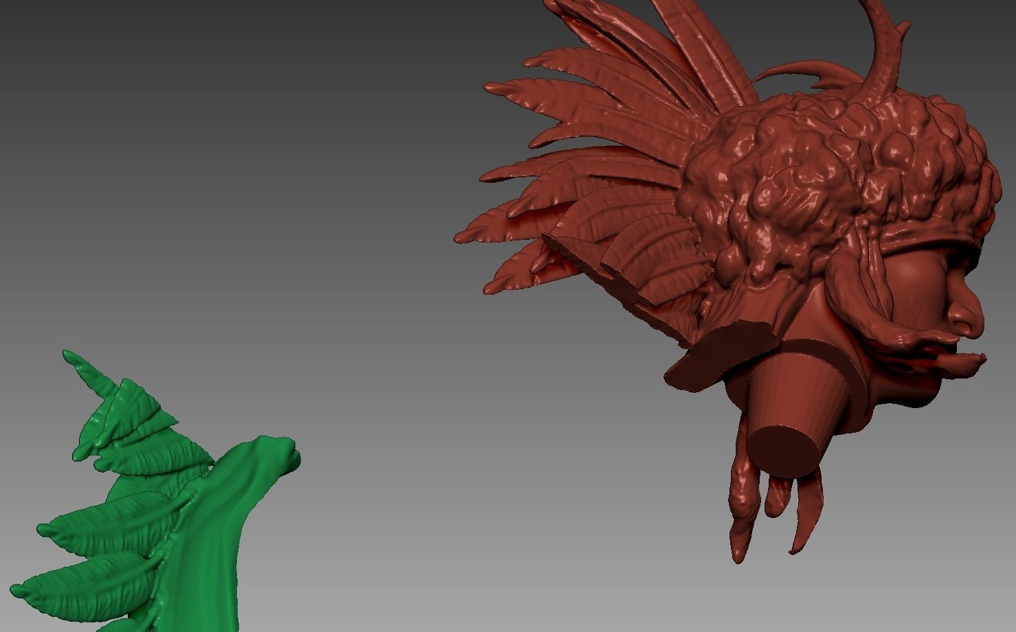 Cheyenne Warrior 3D model 3D printable | CGTrader