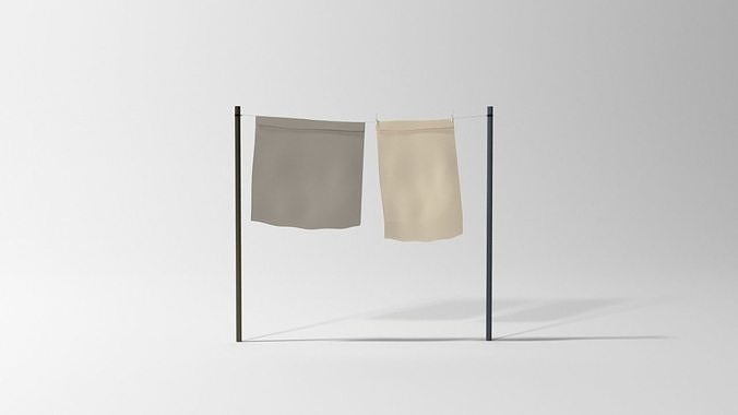 Clothes hanging free 3D model | CGTrader