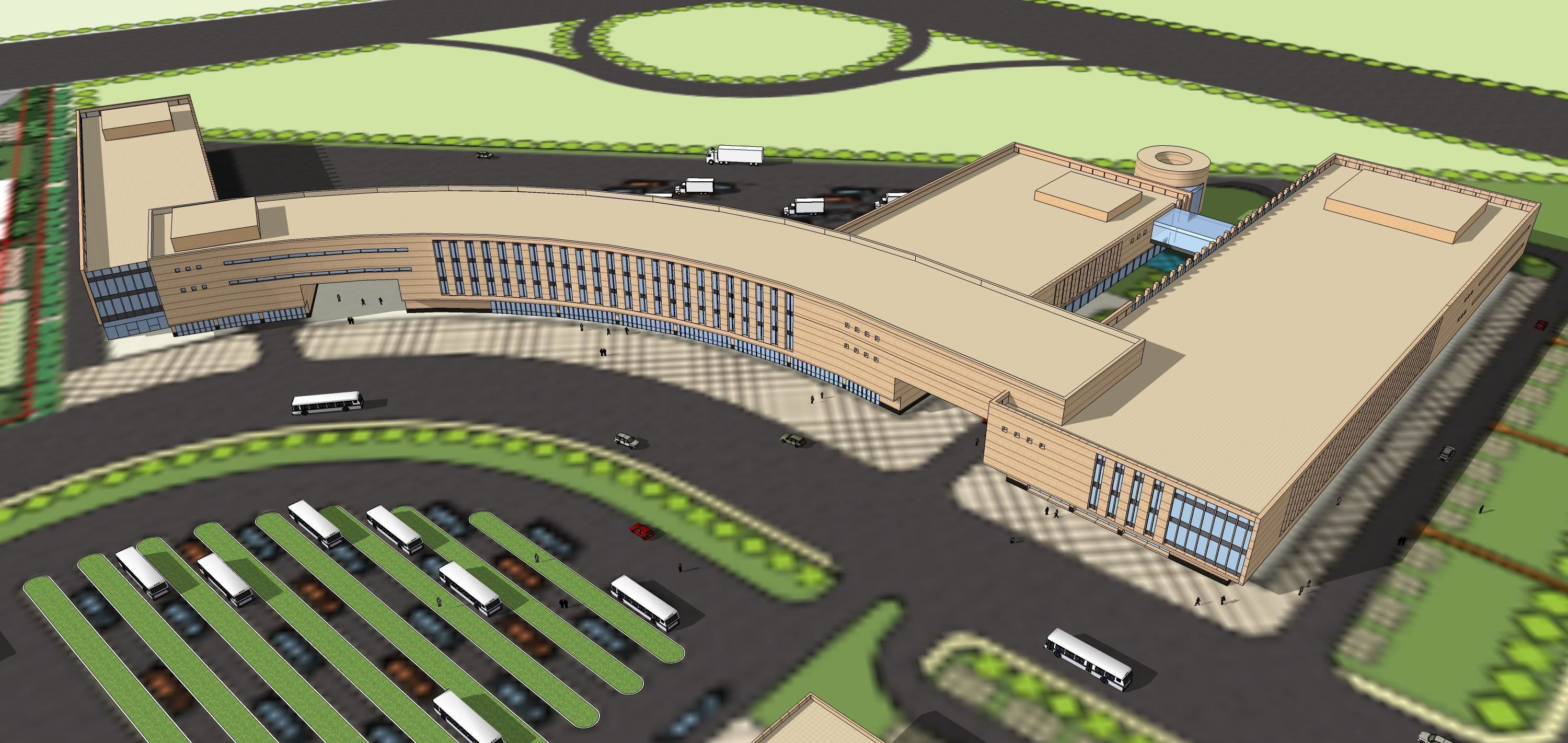 Sketchup Terminal C8 3D model | CGTrader