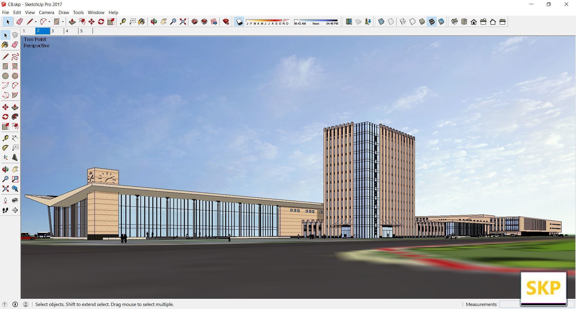 Sketchup Terminal C8 3D model | CGTrader