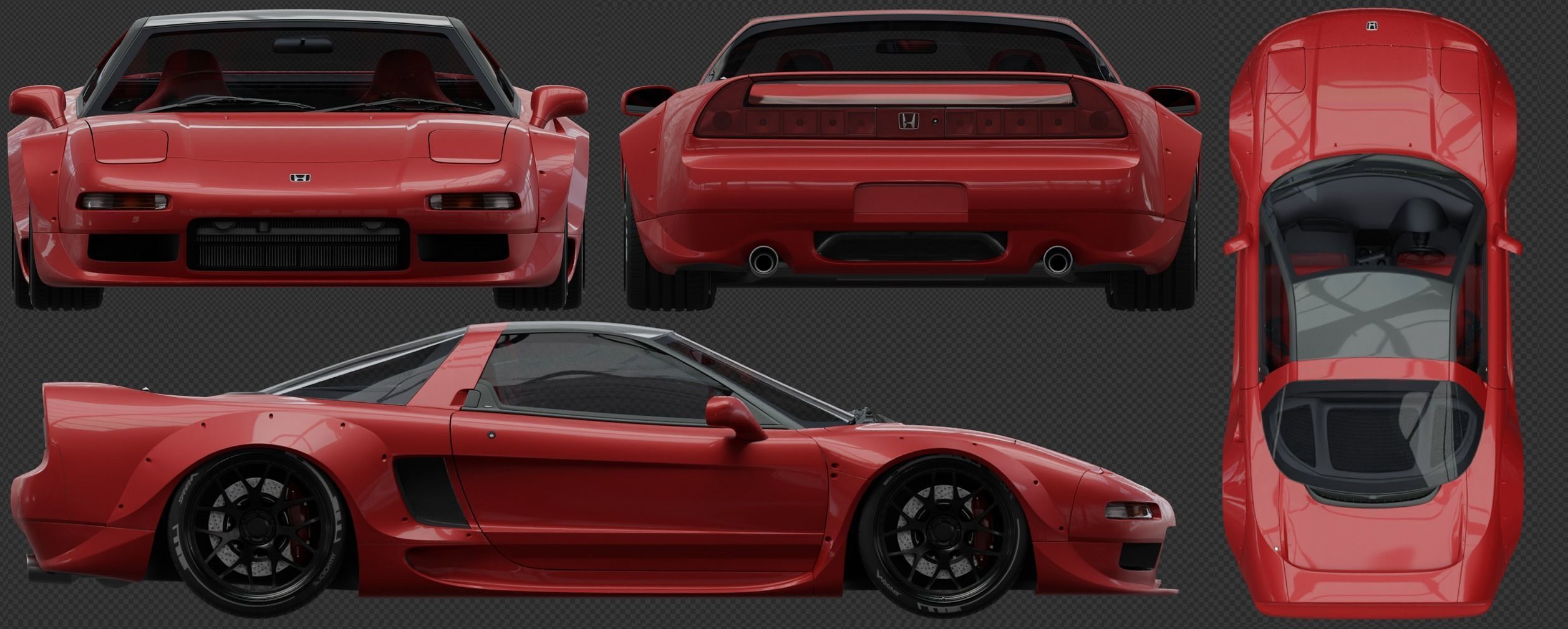 Honda NSX NA1 3D model | CGTrader