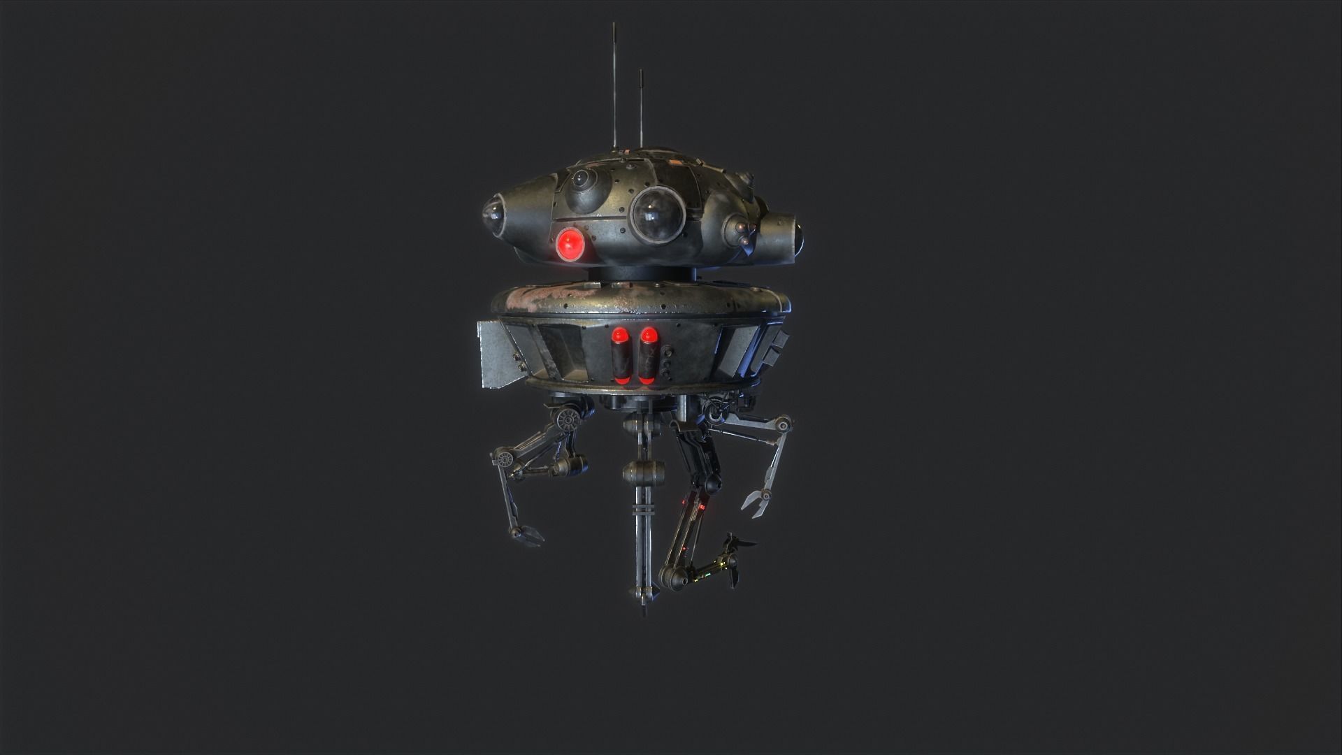 3D model Arakyd Viper Probe Droid VR / AR / low-poly | CGTrader