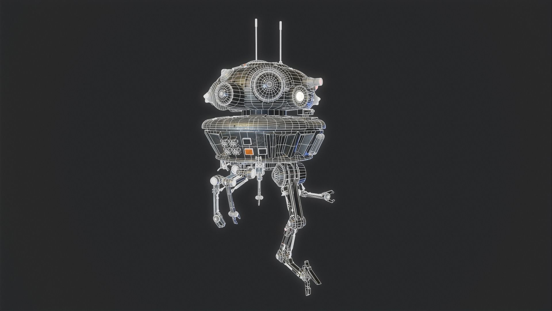 3D model Arakyd Viper Probe Droid VR / AR / low-poly | CGTrader