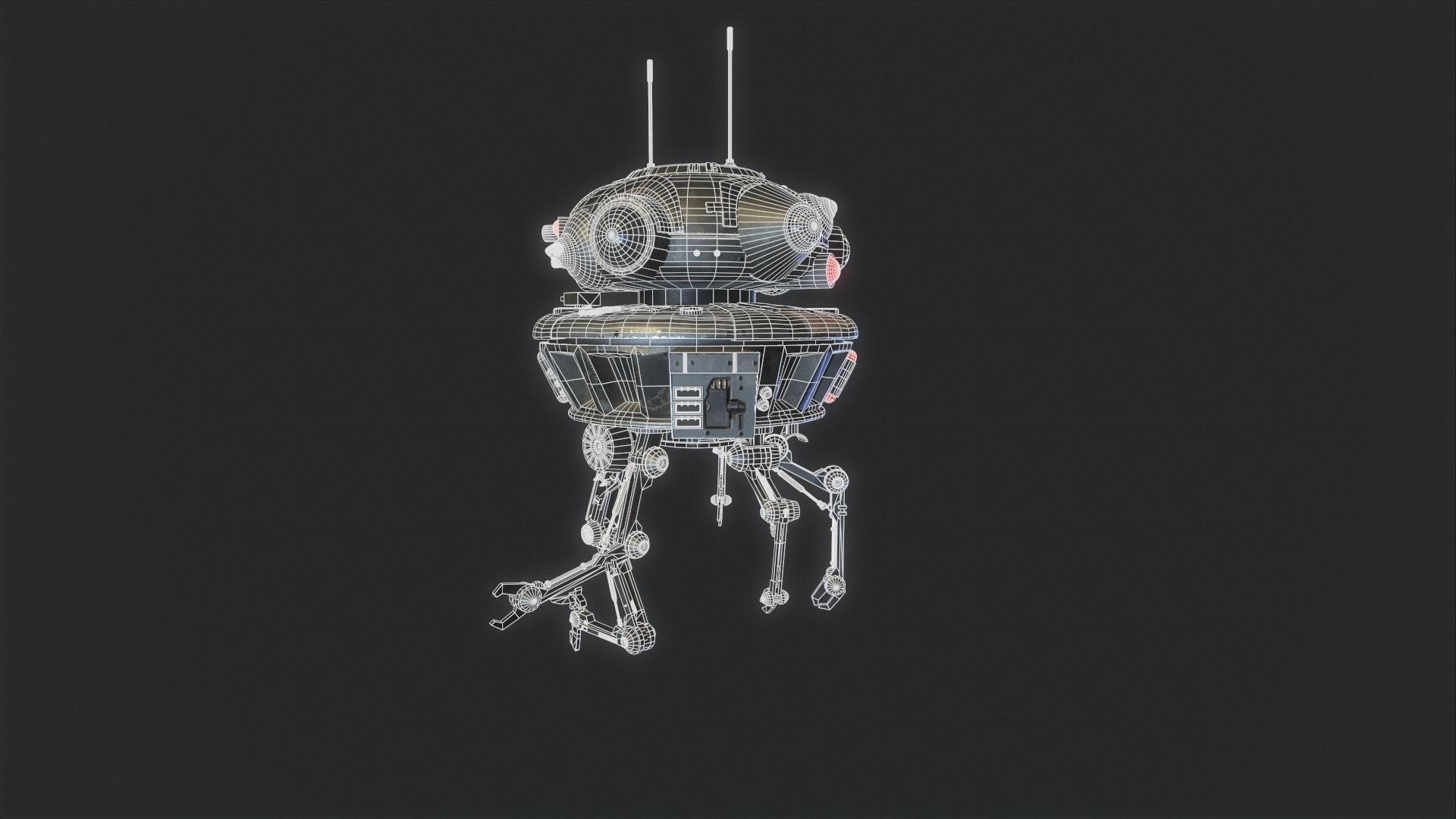 3D model Arakyd Viper Probe Droid VR / AR / low-poly | CGTrader