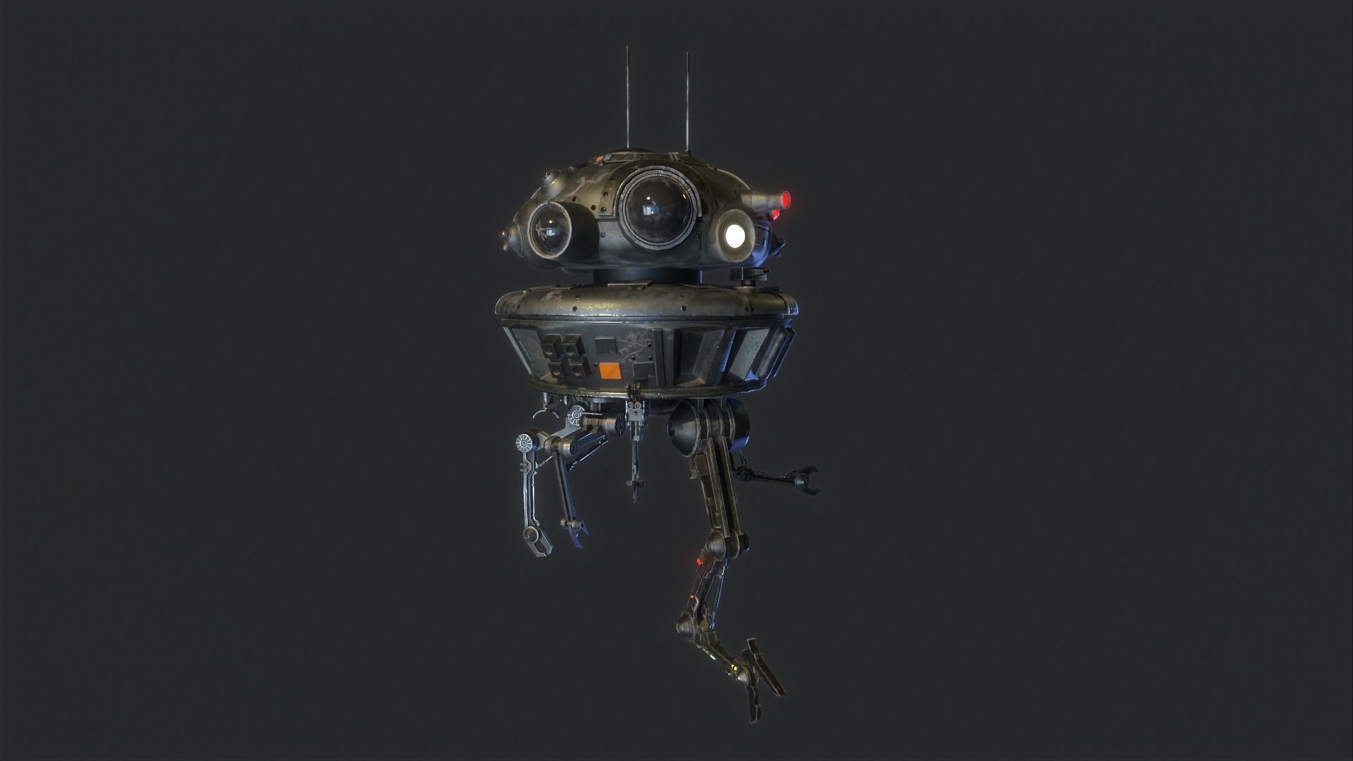 3D model Arakyd Viper Probe Droid VR / AR / low-poly | CGTrader