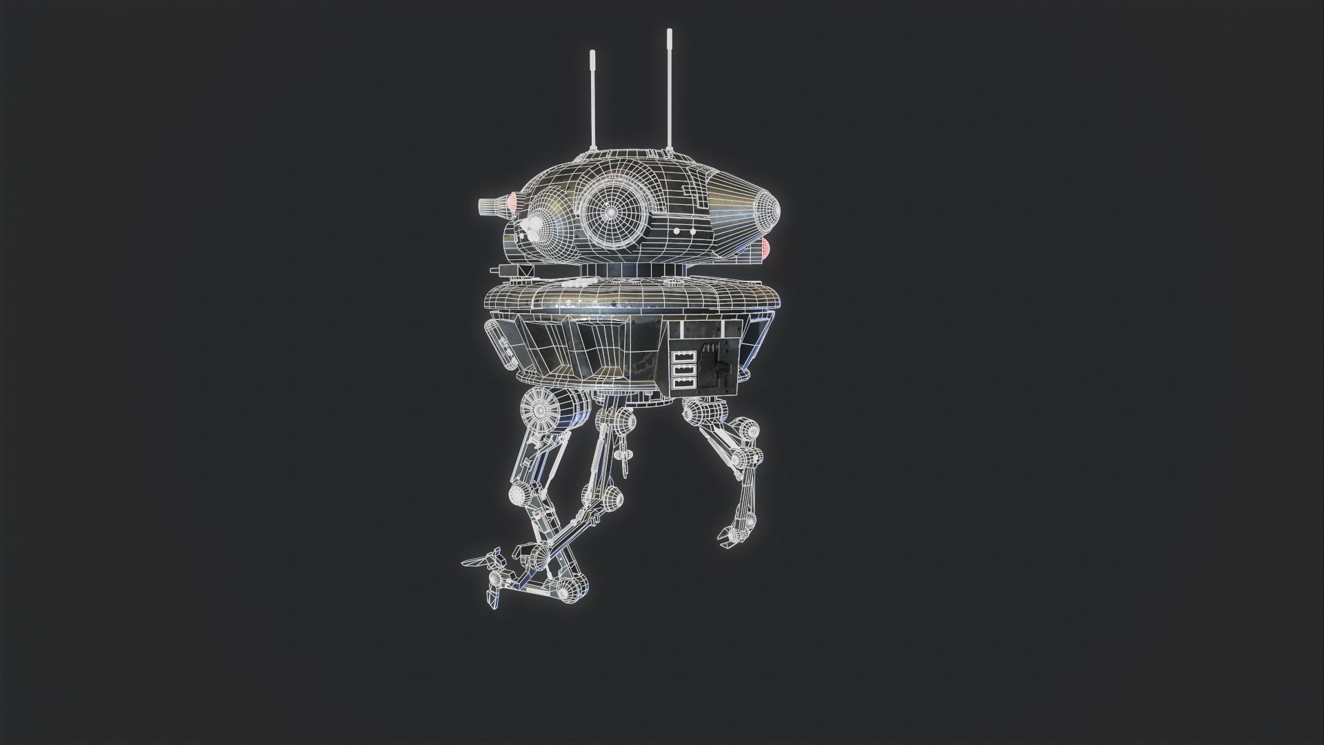 3D model Arakyd Viper Probe Droid VR / AR / low-poly | CGTrader